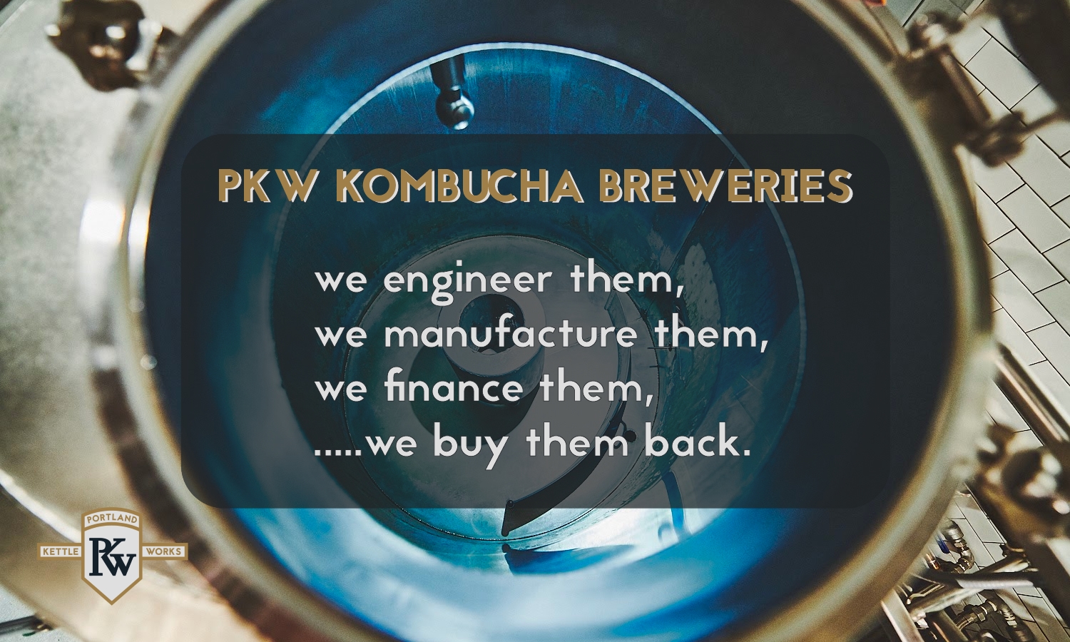 Introducing the BoochMaster Kombucha Brewery, PKW's Latest Innovation ...