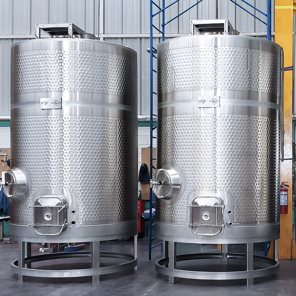 Closed Top Wine Fermenters from Portland Kettle Works